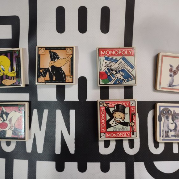 Monopoly | Office | 7 Magnets 75 Inches Monopoly Looney Tunes Tweety ...